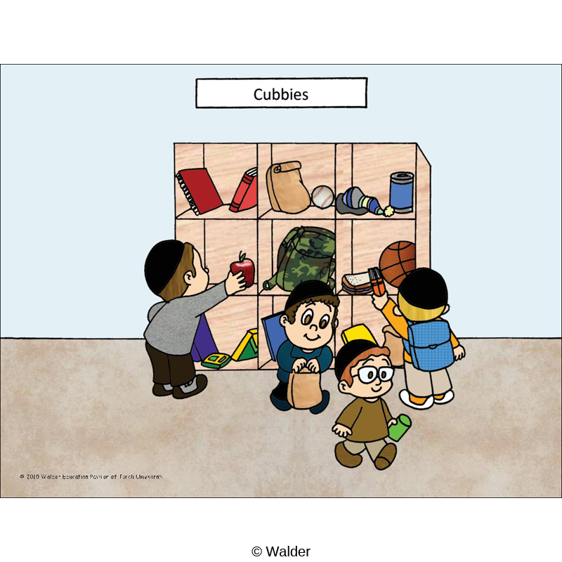 Classroom Scene: Cubbies - Walder Education