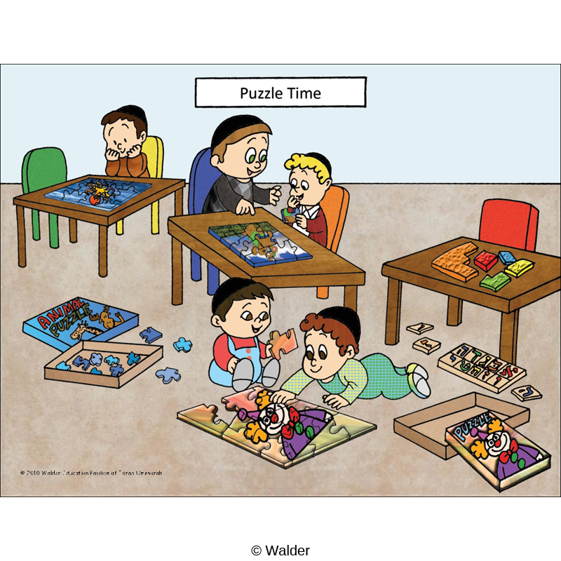 Classroom Scene: Puzzle Time - Walder Education