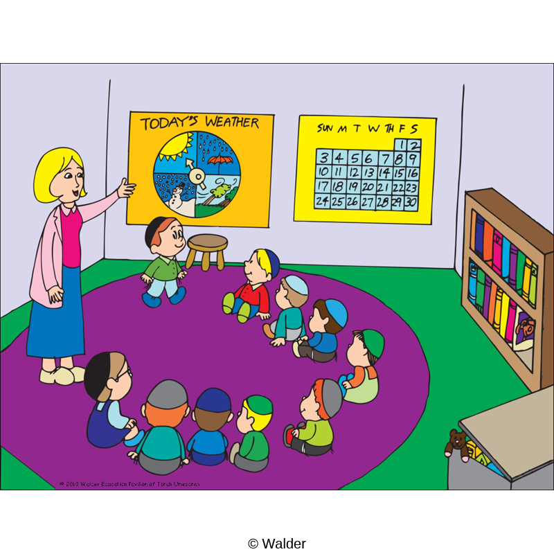 Classroom Scene: Weather Time - Walder Education
