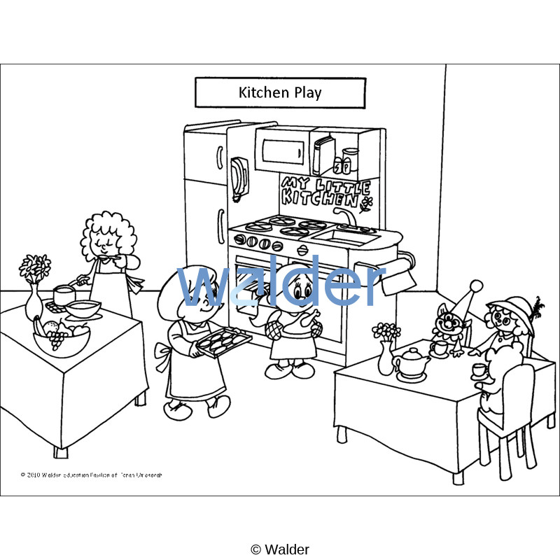 Classroom Scene: Kitchen Play - Walder Education