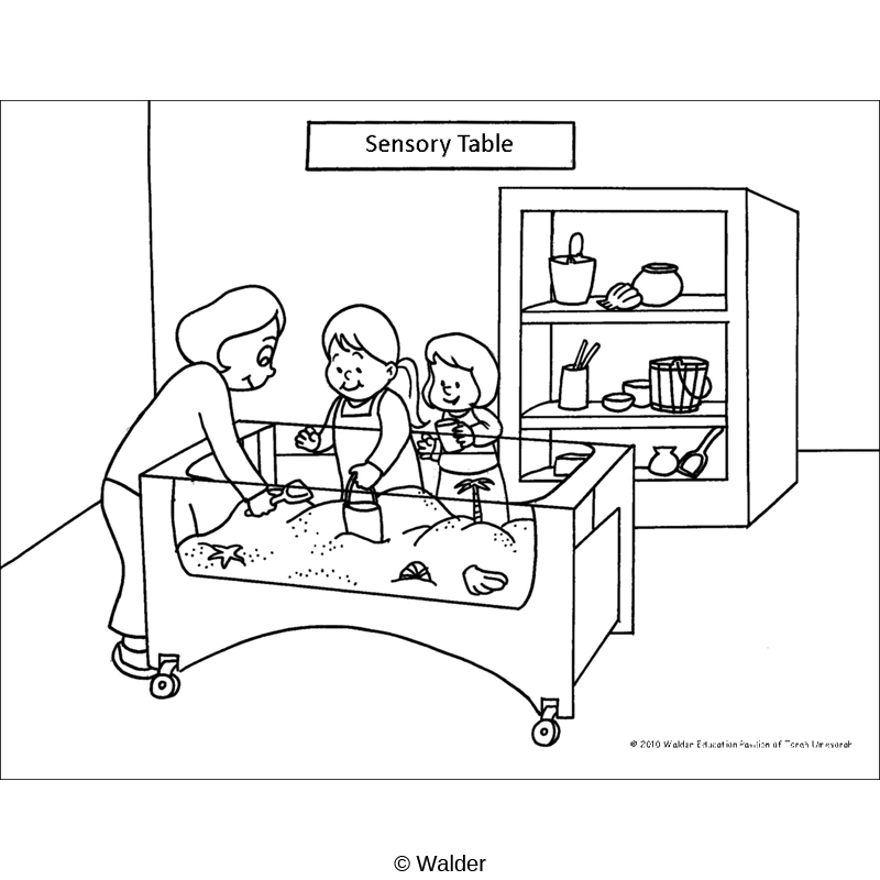 Classroom Scene: Sensory Table - Walder Education