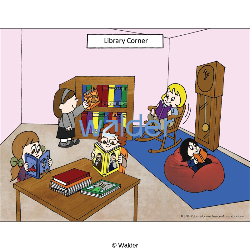 Classroom Scene: Library Corner - Walder Education