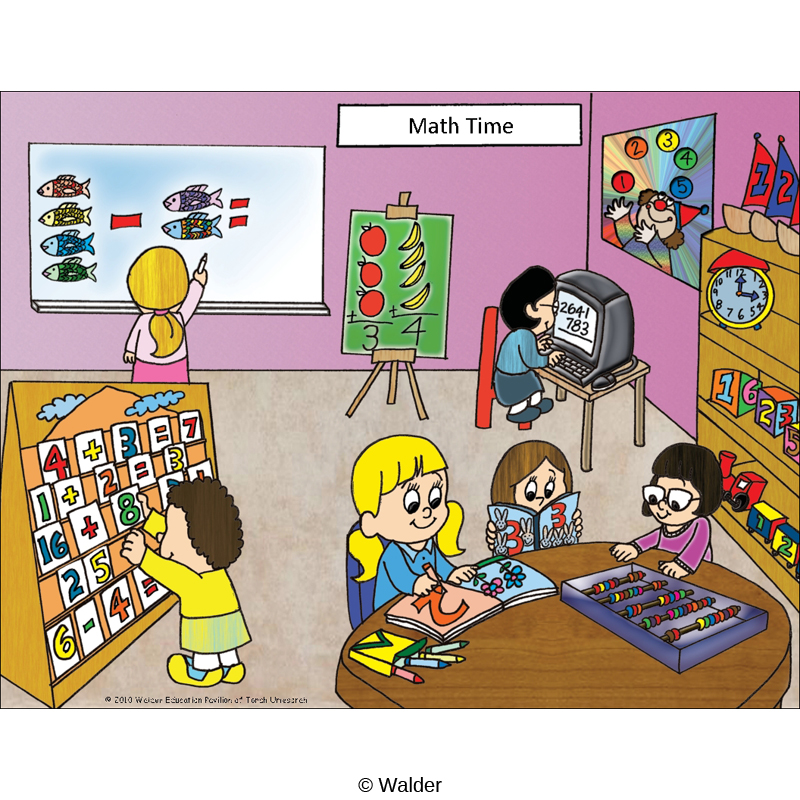 Classroom Scene: Math Time - Walder Education