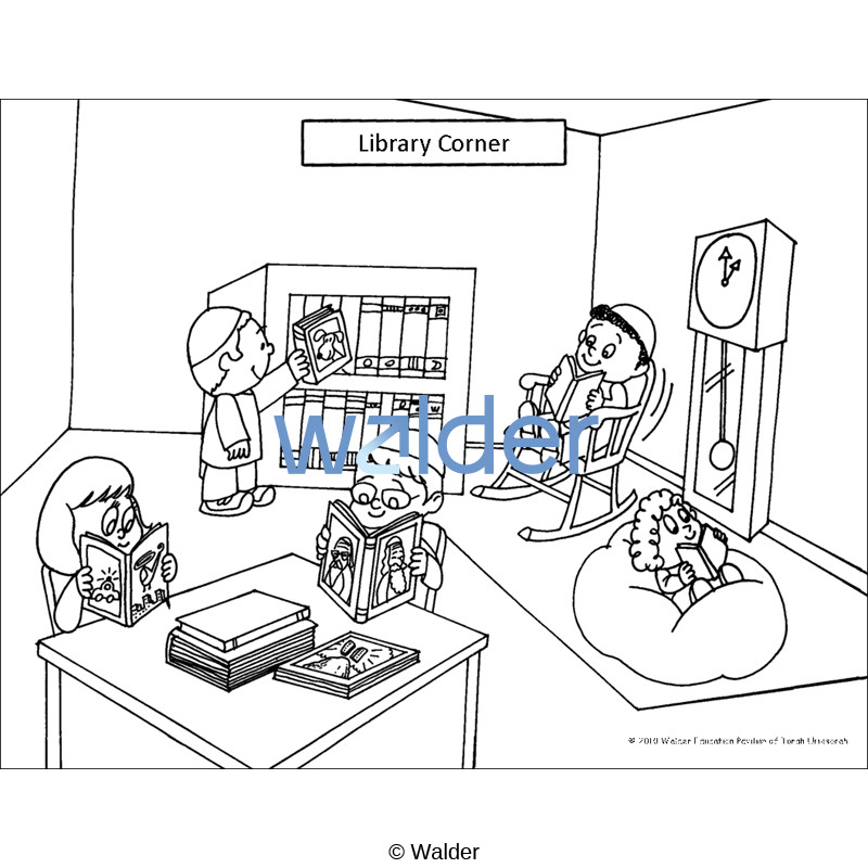 Classroom Scene: Library Corner - Walder Education