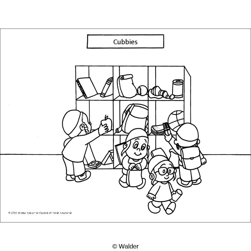 Classroom Scene: Cubbies - Walder Education