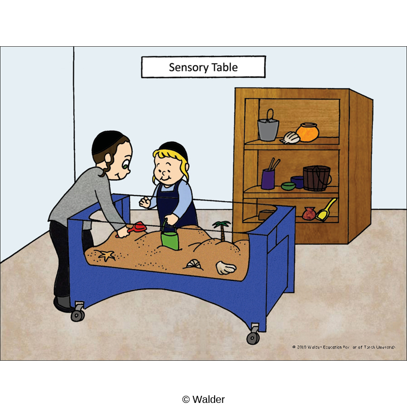 Classroom Scene: Sensory Table - Walder Education